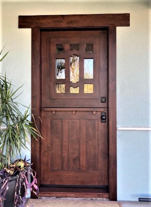 RUSTIC 101 - knotty Alder Doors